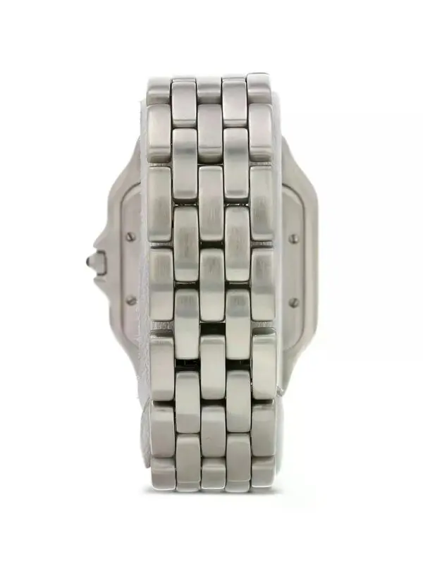 Cartier 1990s Panthère Stainless Steel Roman Numeral Watch