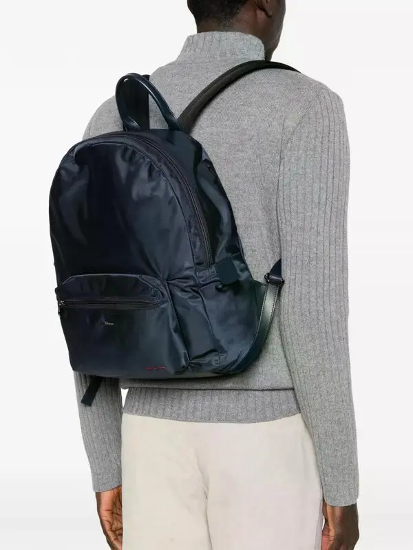 Kiton Zip-pocket Backpack - Blue