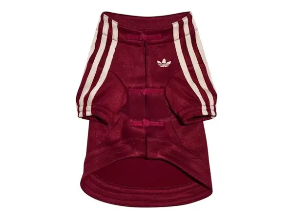 Adidas Pet Chinese Style Track Top - Collegiate Burgundy