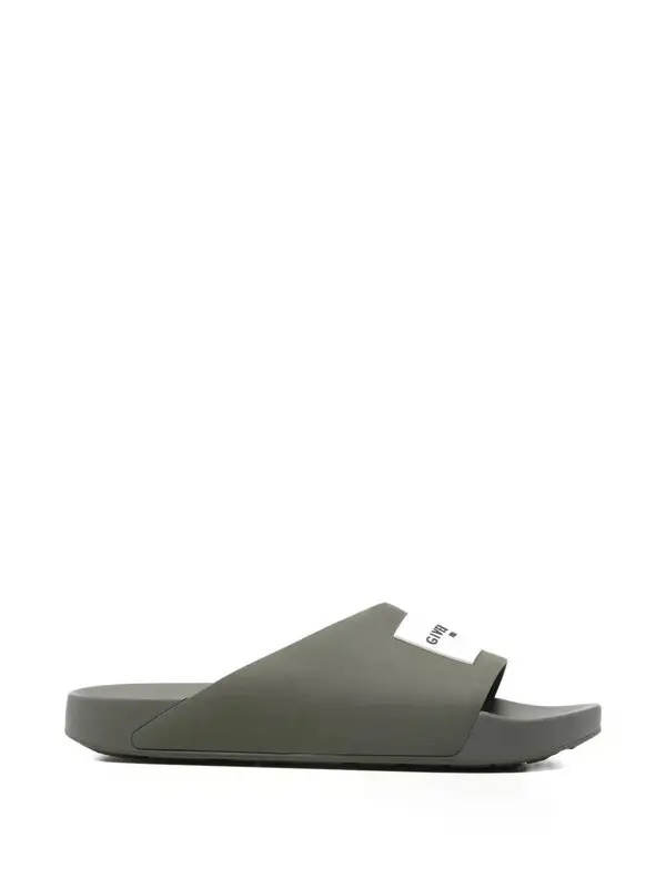 Givenchy Logo Detail Slides - Green
