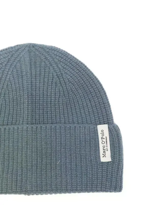 Marc O'polo Ribbed Beanie - Blue