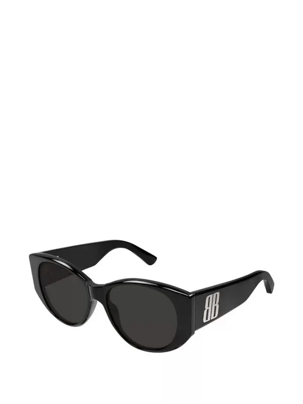 Balenciaga Geometric Logo Sunglasses