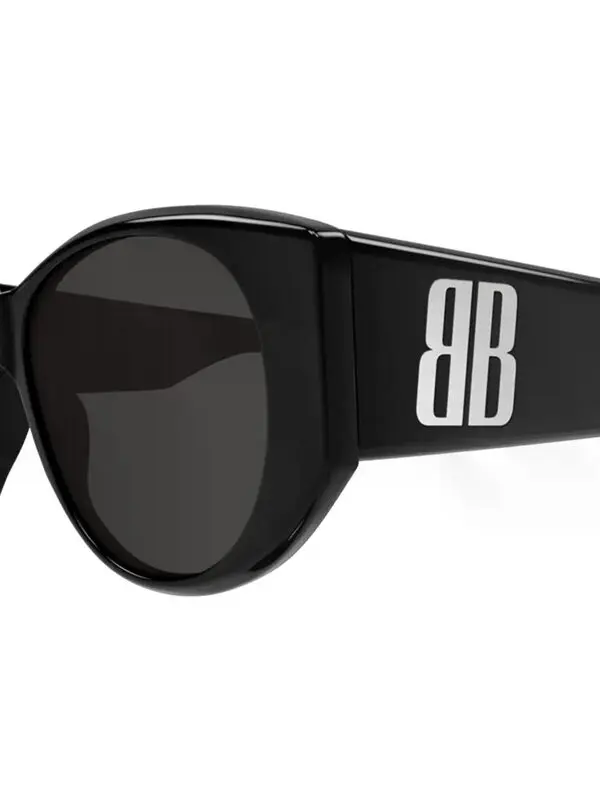 Balenciaga Geometric Logo Sunglasses