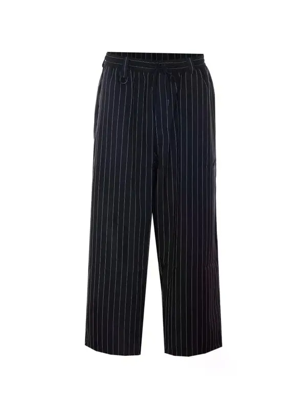 Y3 Striped Trousers - Black