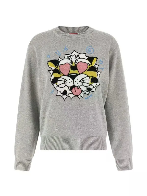 Kenzo Intarsia Wild Tiger Knitwear
