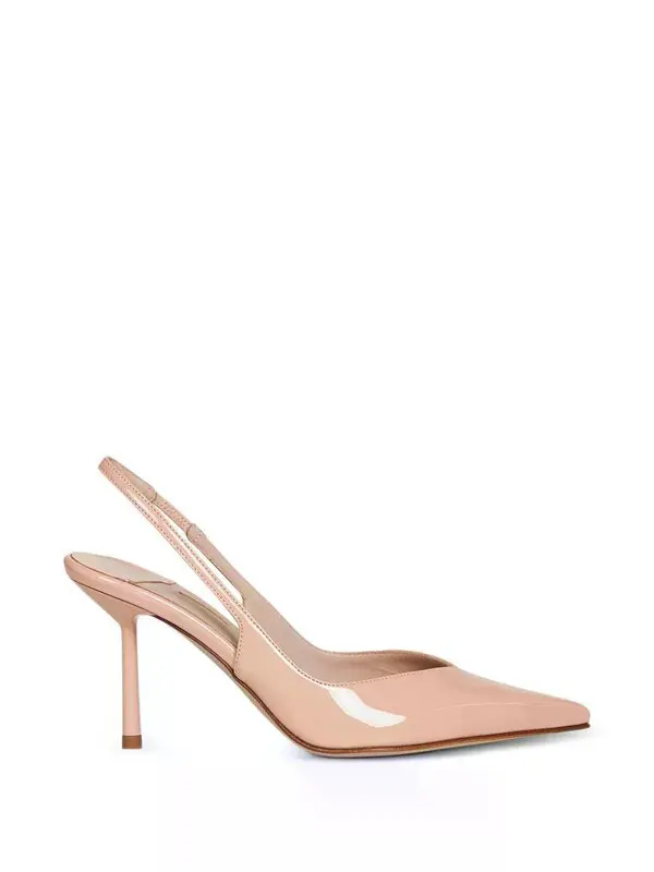 LE SILLA Pointed-toe Slingback Pumps - Neutrals