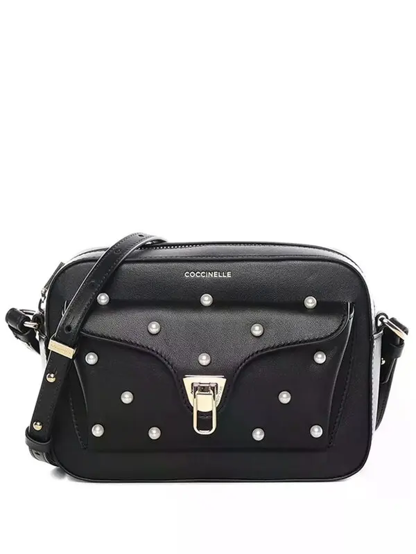 COCCINELLE Pearl-embellished Shoulder Bag