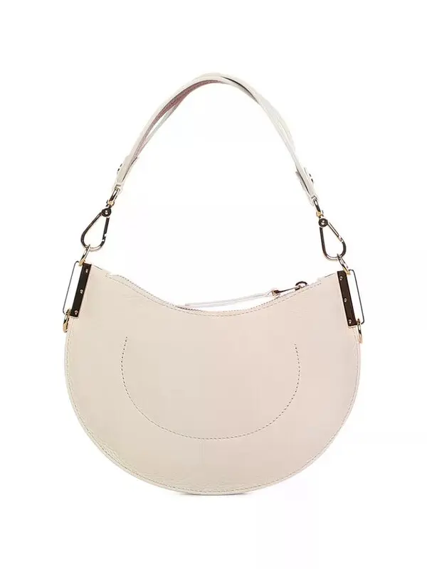COCCINELLE Small Zip Leather Shoulder Bag - Neutrals