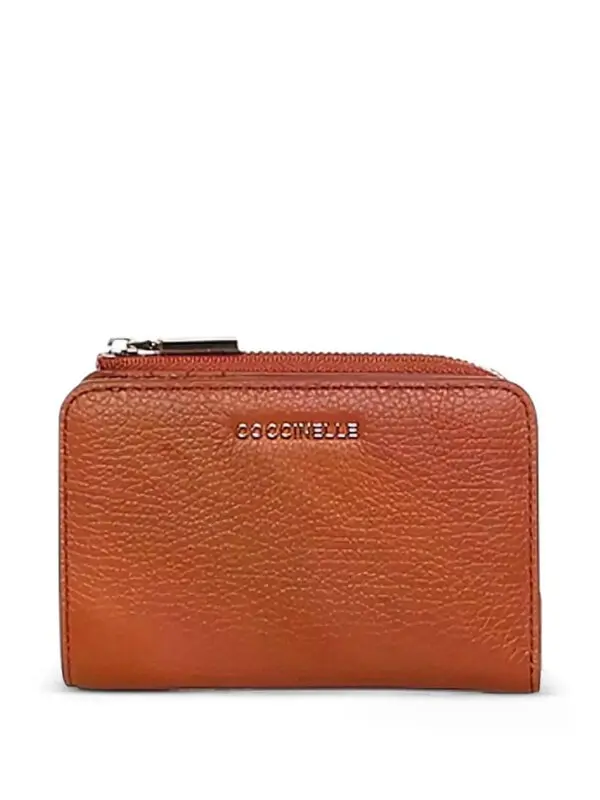 COCCINELLE Zip Leather Wallet - Brown