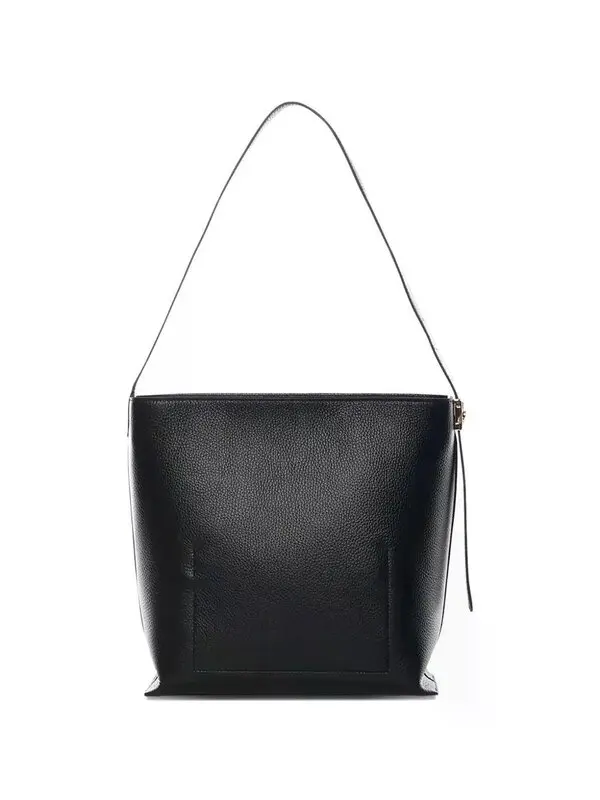 COCCINELLE Leather Shoulder Bag With Detachable Strap - Black