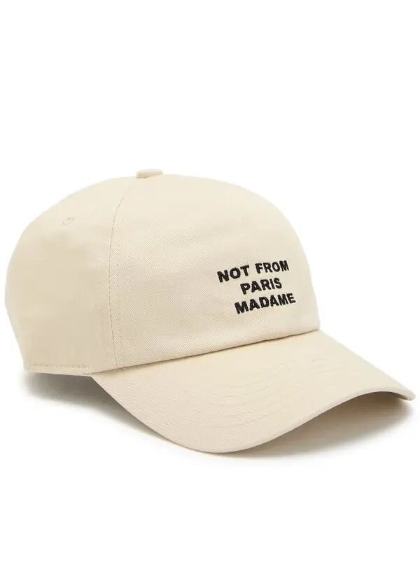 Drole De Monsieur Nfpm Embroidered Cap - Beige