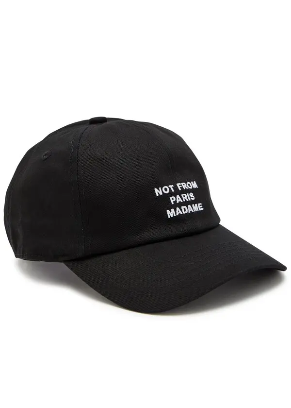 Drole De Monsieur Nfpm Embroidered Cap - Black