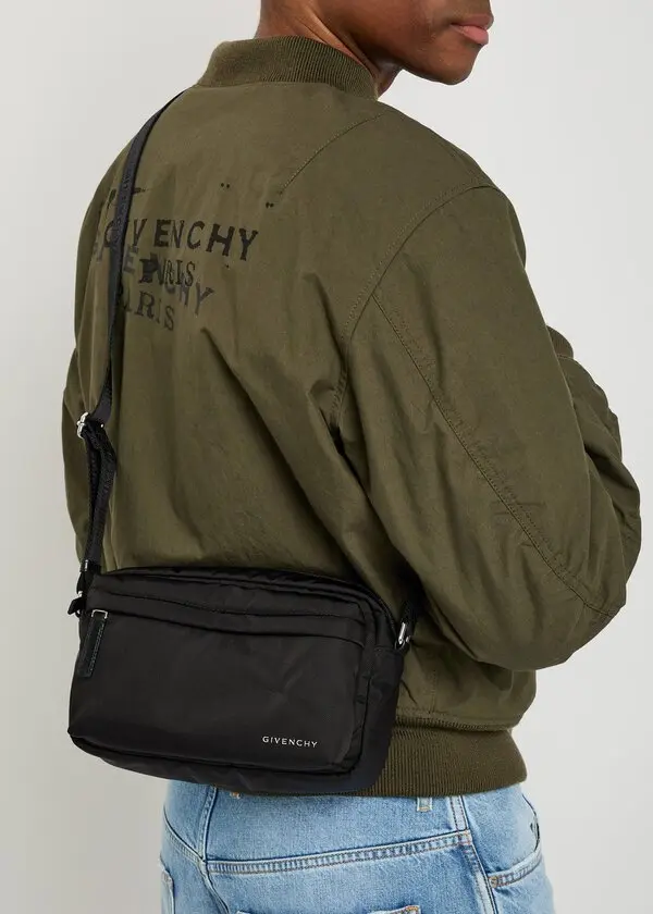 Givenchy Essential Nylon Camera Crossbody Bag - Black