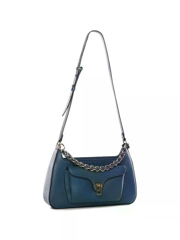 COCCINELLE Chain-detail Shoulder Bag - Blue
