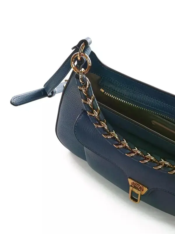 COCCINELLE Chain-detail Shoulder Bag - Blue