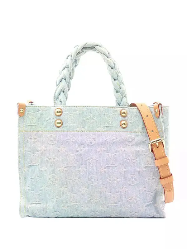 LOUIS VUITTON 2021-2026 Monogram Denim Let Go Satchel