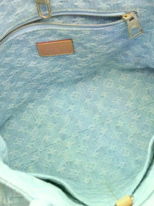 LOUIS VUITTON 2021-2026 Monogram Denim Let Go Satchel