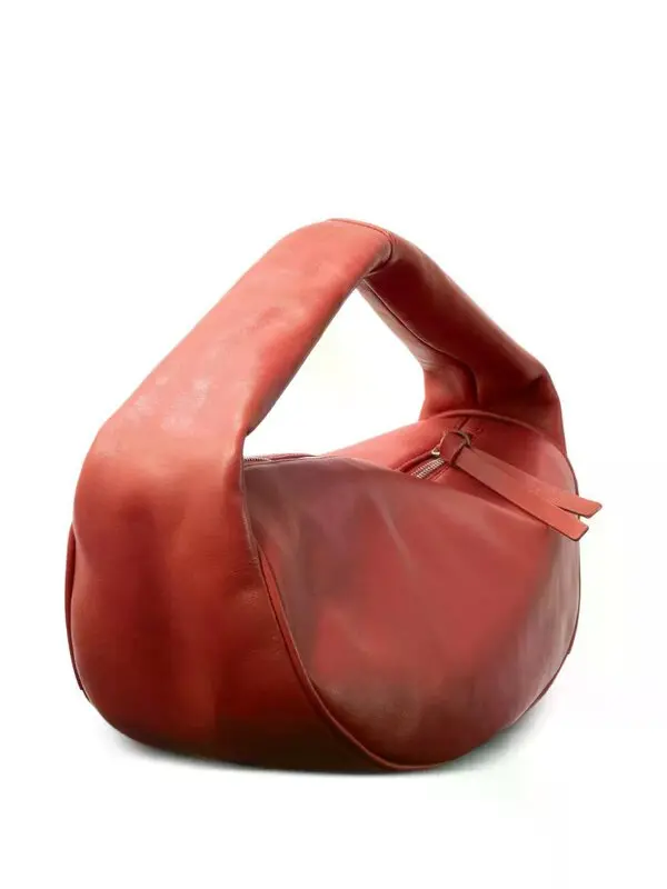 By Far Cush Leather Shoulder Bag - Red