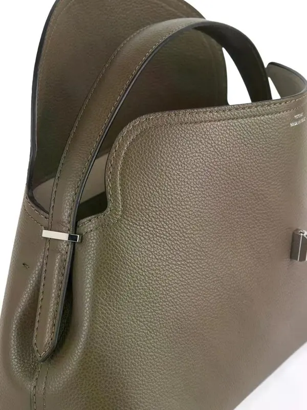 TOTEME T-lock Leather Tote Bag