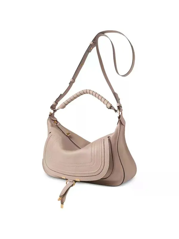 Chloé Zip Handle Shoulder Bag - Neutrals