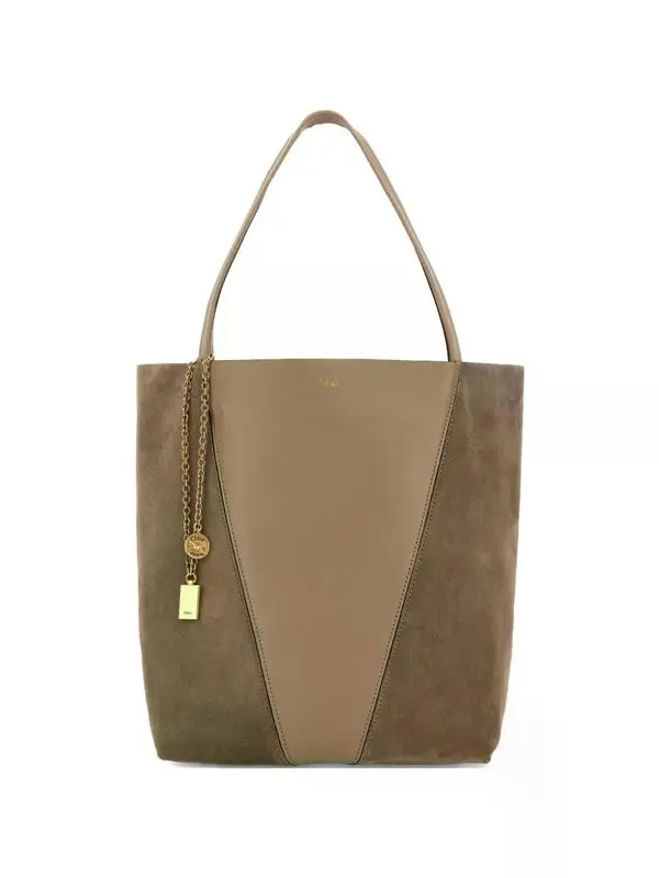 Chloé Paneled Tote Bag - Neutrals