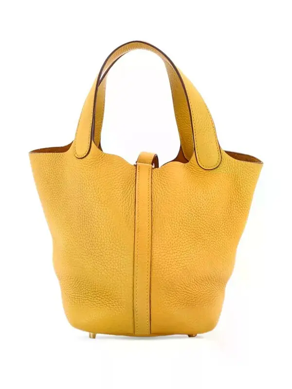 Hermès Picotin Lock Bag Clemence Pm - Yellow