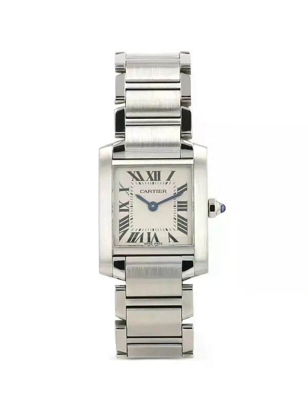 CARTIER 2000s Tank Française 25mm Watch - Silver