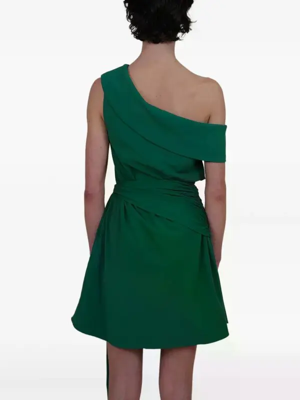 Azeeza Kavari One-shoulder Mini Dress - Green
