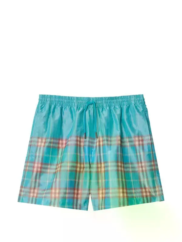 Burberry Gradient Check Swim Shorts