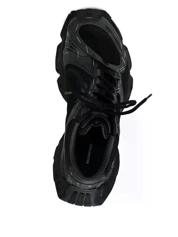 Balenciaga Stapler Mesh Sneakers - Black