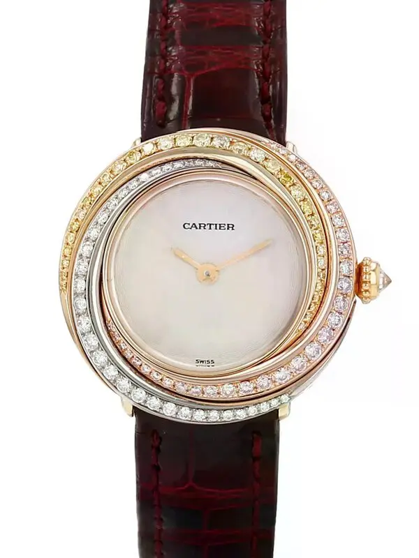 Cartier 2000s 23mm Trinity 3 Golds Folding Clasp Watch