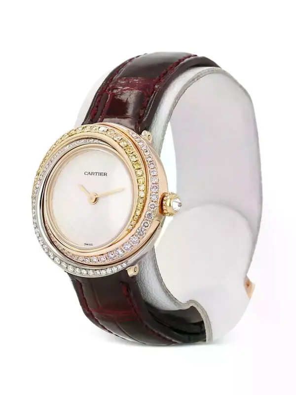 Cartier 2000s 23mm Trinity 3 Golds Folding Clasp Watch