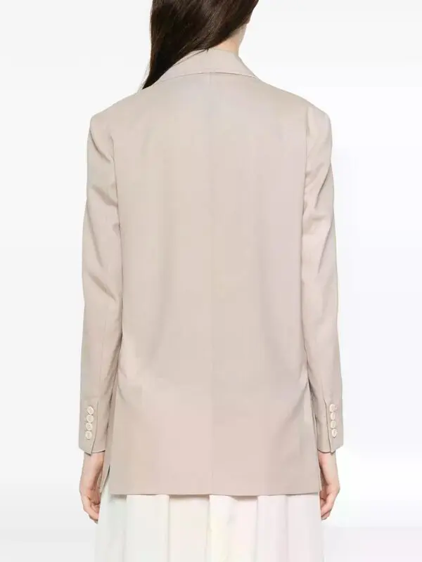 Max Mara Buttoned Blazer With Patch Pockets