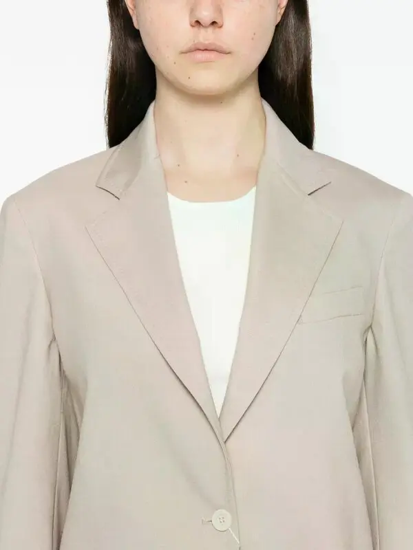 Max Mara Buttoned Blazer With Patch Pockets
