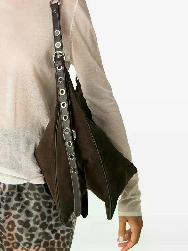 By Far Trayana Triangular Crossbody Bag