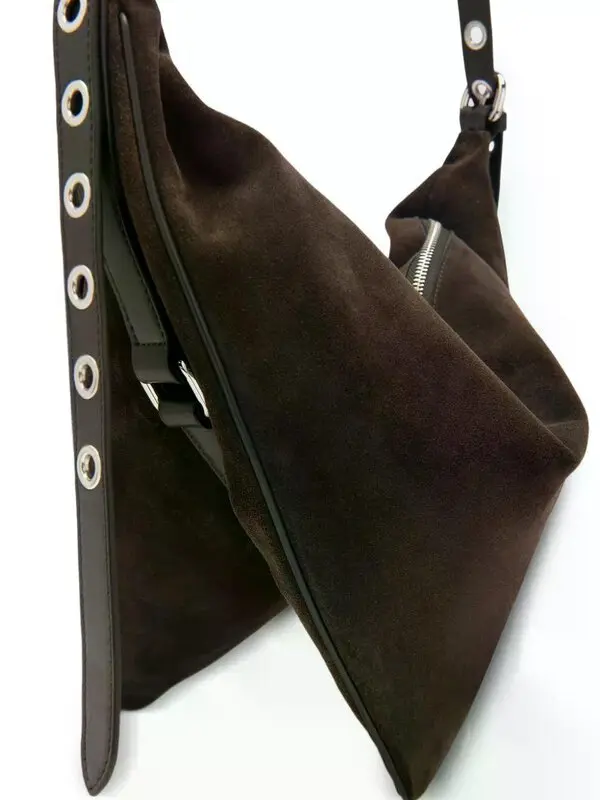 By Far Trayana Triangular Crossbody Bag