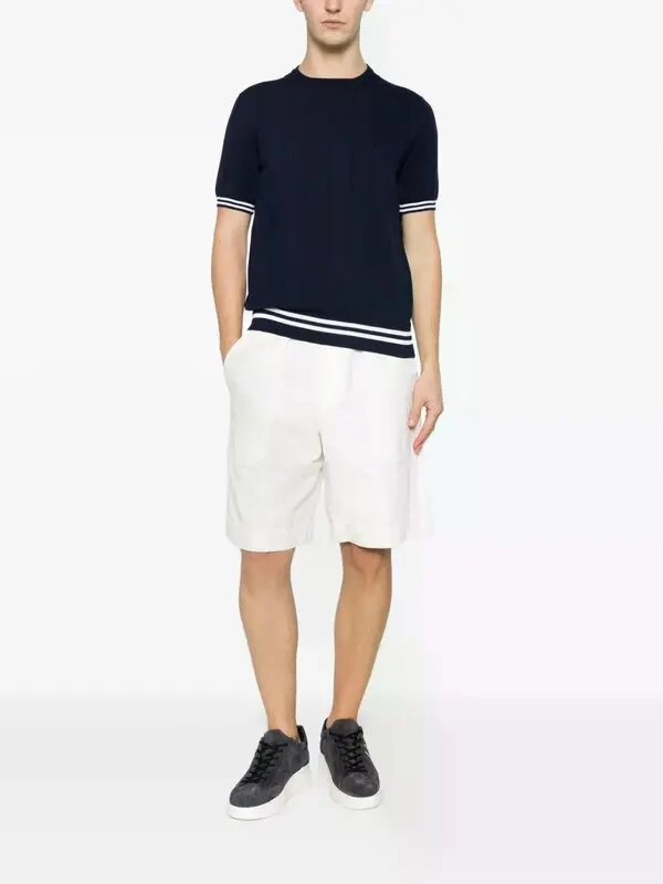 PANICALE Striped T-shirt - Blue