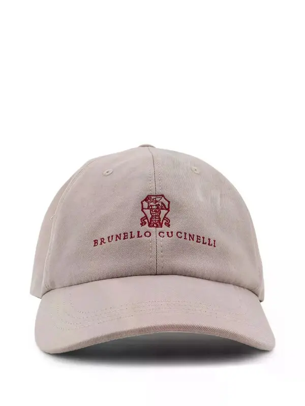 Brunello Cucinelli Logo Baseball Hat - Neutrals