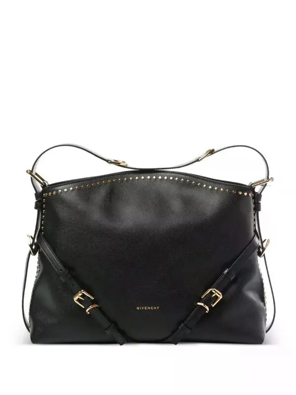 Givenchy Voyou Studded Buckle Shoulder Bag