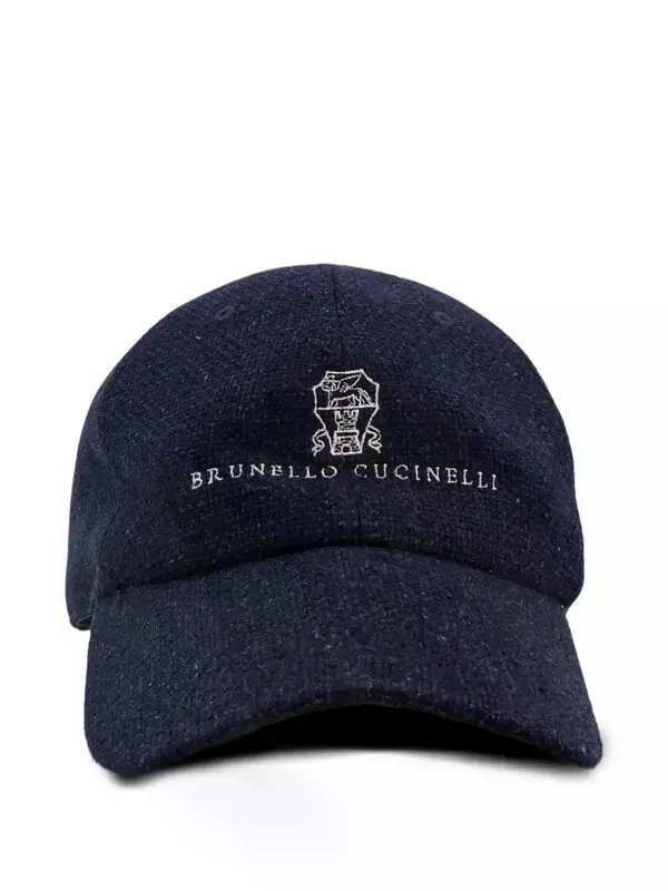 Brunello Cucinelli Logo Baseball Cap - Blue