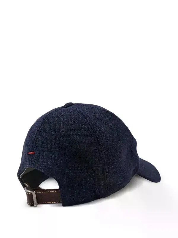 Brunello Cucinelli Logo Baseball Cap - Blue
