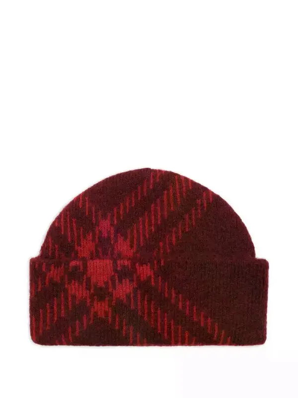 Burberry Check Beanie Hat