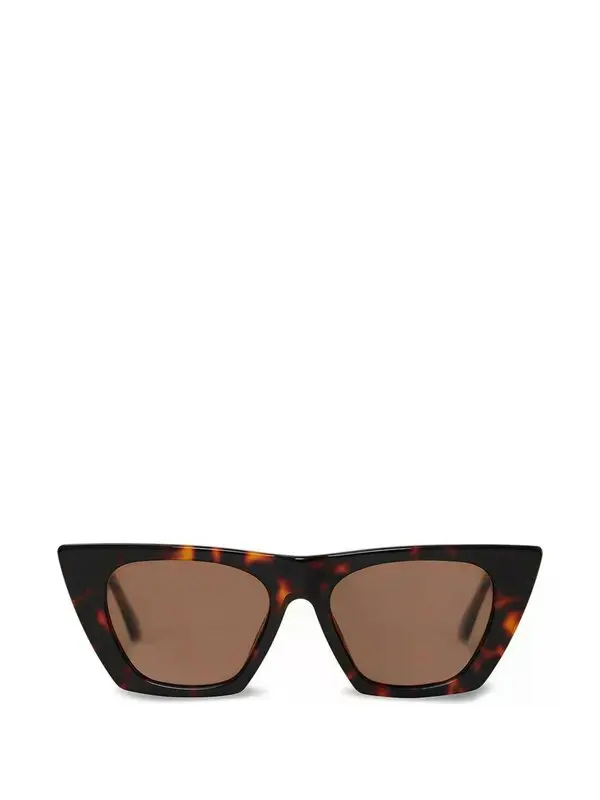 ANINE BING Paris Geometric Sunglasses - Brown
