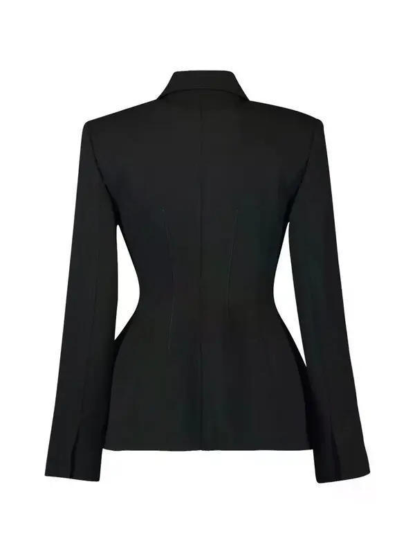 Alexis Helen Double-breasted Blazer - Black