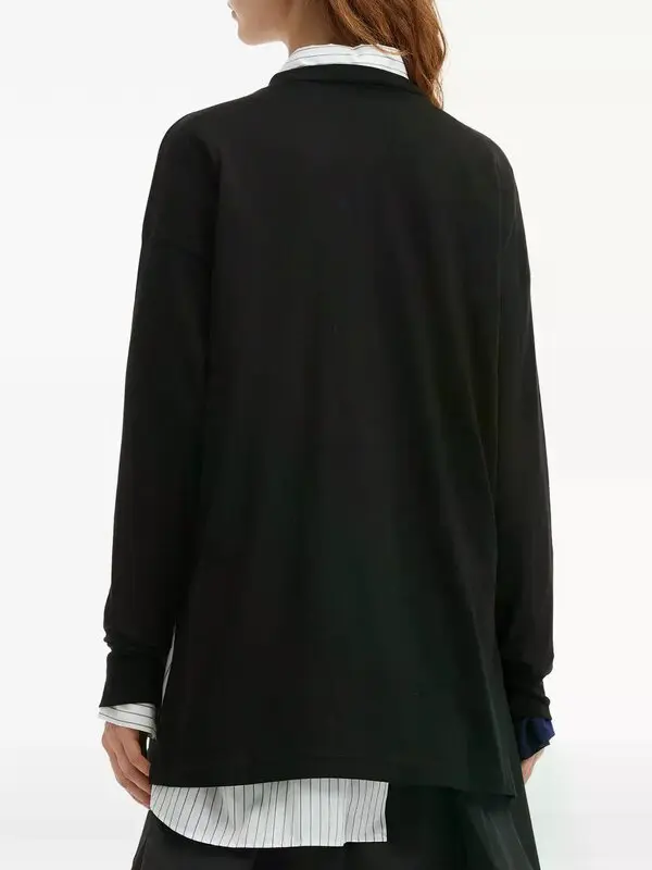 ENFOLD Graphic Long-sleeved Top
