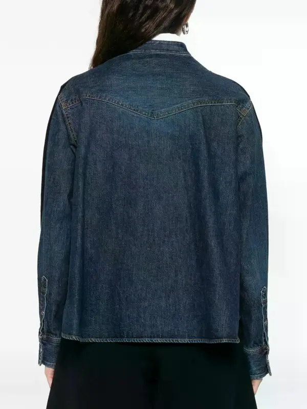 Sacai Denim Knit Cardigan