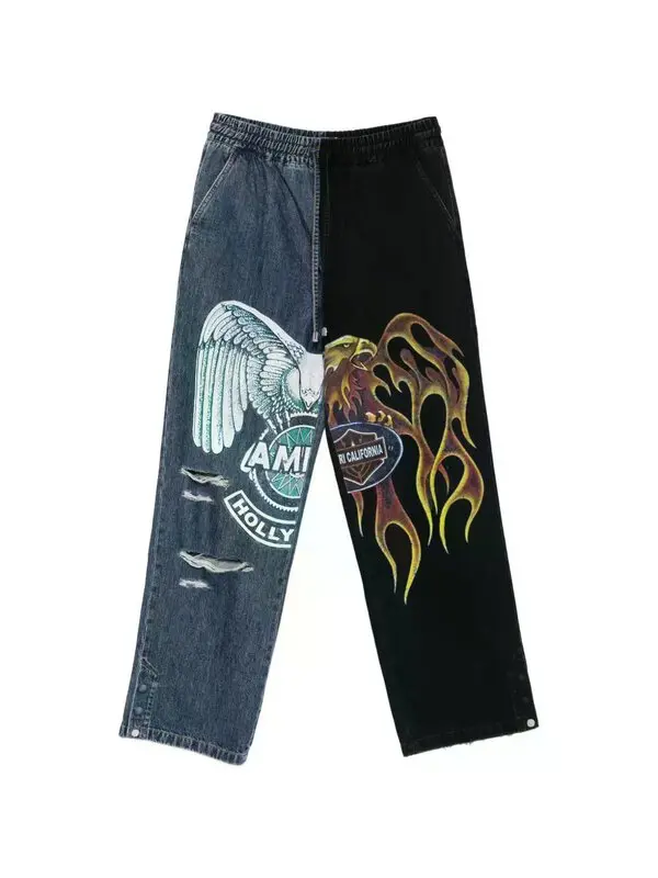 Amiri Printed Jeans - Blue