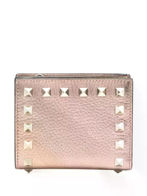 Valentino Garavani Rockstud Leather Wallet - Pink