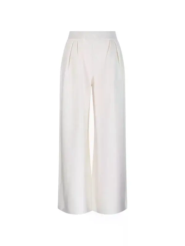 Max Mara Pleated Wide-leg Trousers - Neutrals