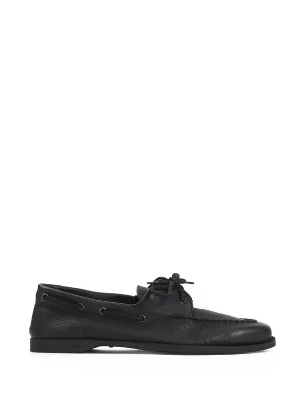 John Lobb Round-toe Boat Shoes